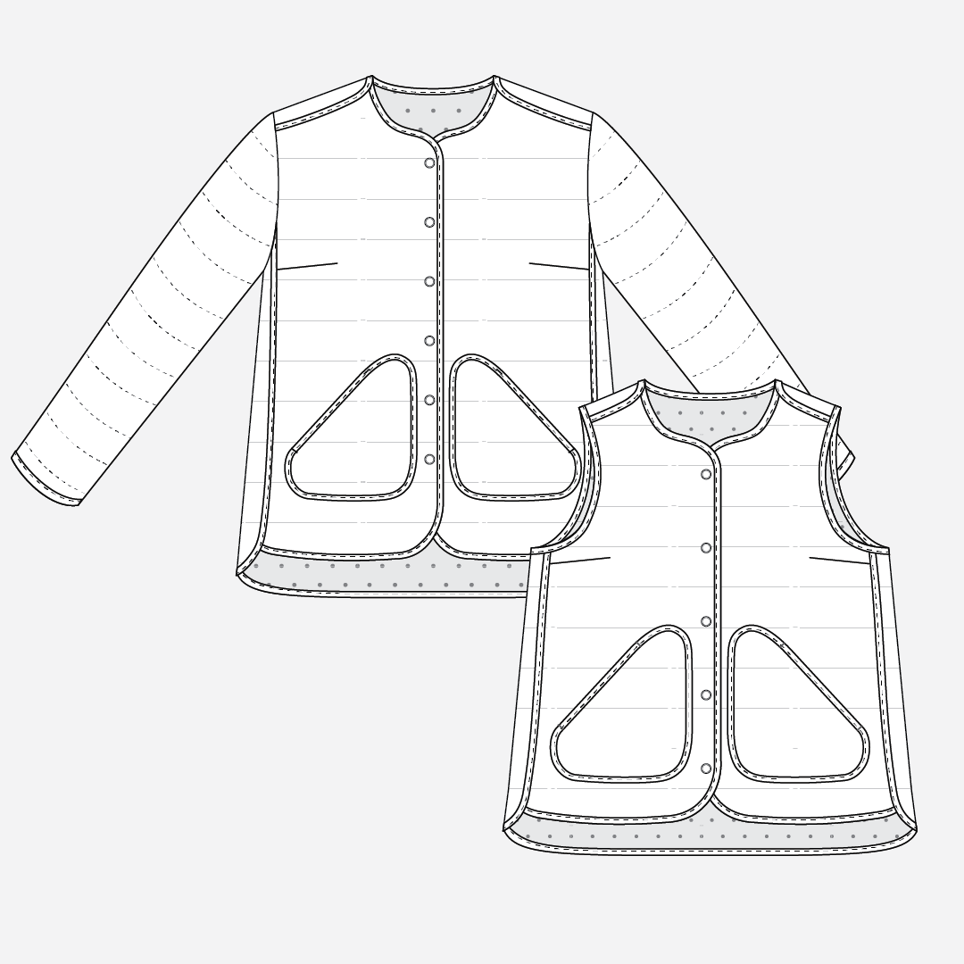 How to Sew a Dart on a Quilted Jacket %%sep%% Wildwood Jacket and Vest ...