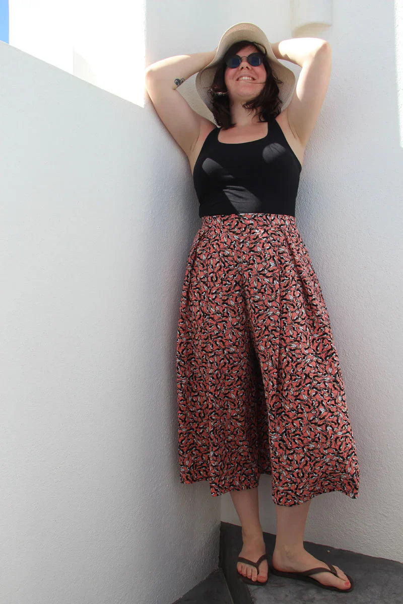 Me-Made Mexico : Parrot Culottes – Helen's Closet Patterns