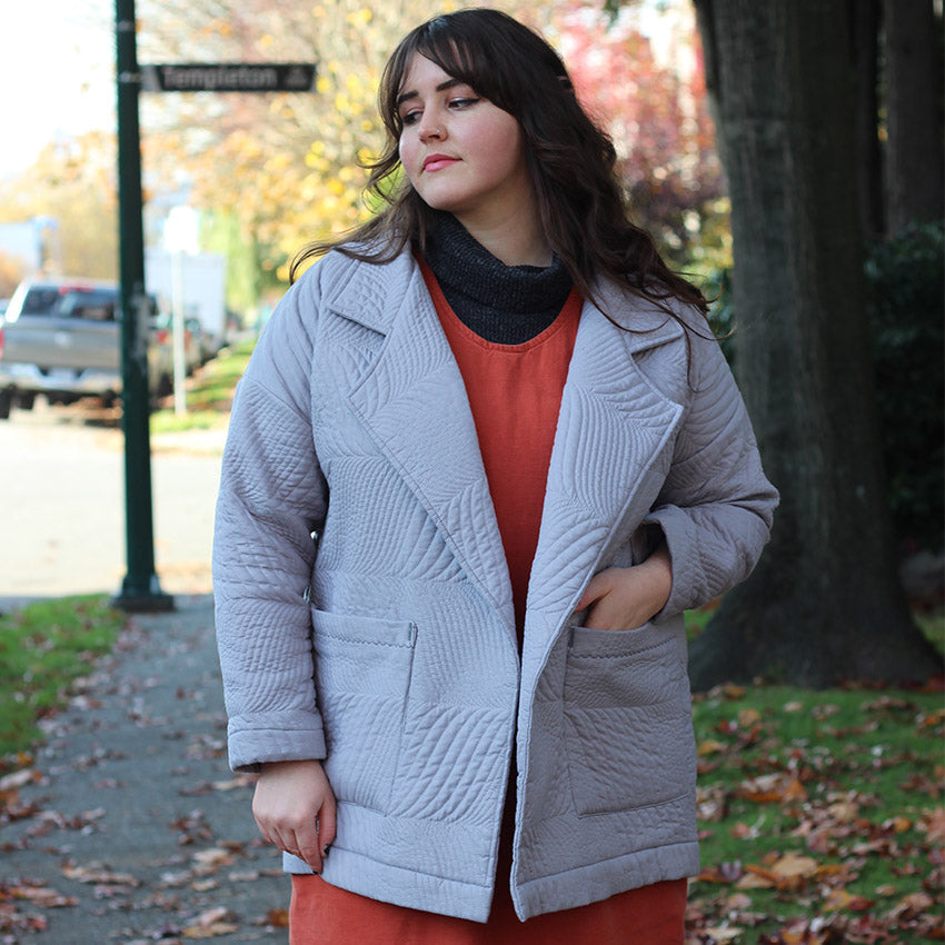 Upcycled Quilted Pona Jacket – Helen's Closet Patterns